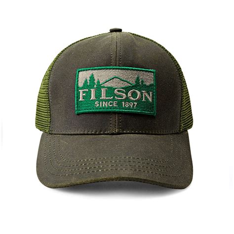Filson Logger Mesh Cap Otter Green Kappe Aus Ikonischem