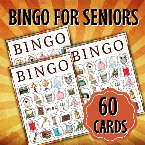 Printable Bingo For Seniors The Game Room