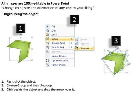 Arrows Representing Steps Flow Diagram Flowchart Application PowerPoint Tem
