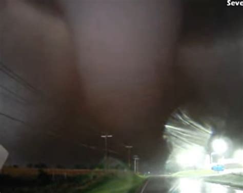 Large Stove Pipe Tornado Seen In Garfield County Oklahoma This Is A