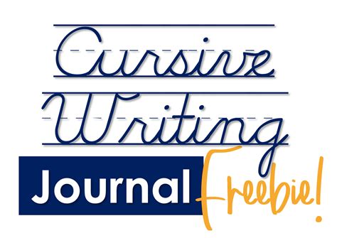Cursive Writing Journal Freebie