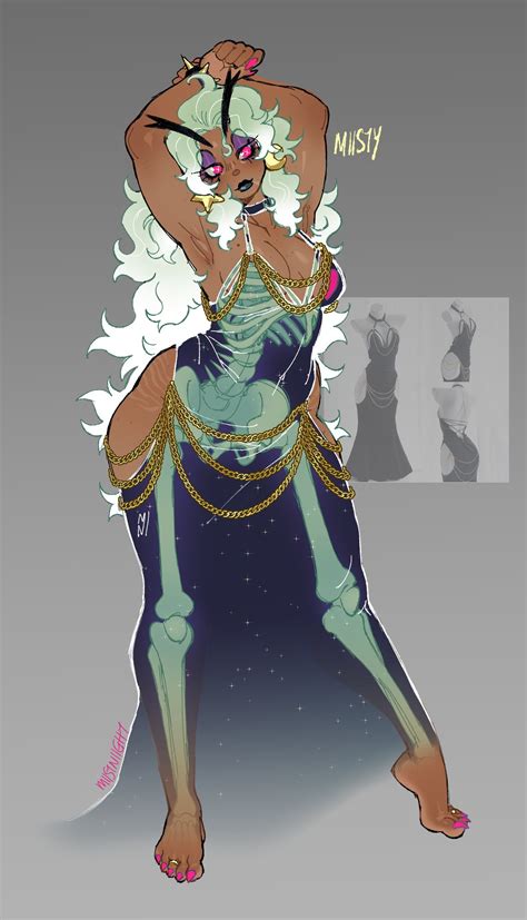 Miistniight Original Highres 1girl Armpits Arms Behind Head Barefoot Bracelet Breasts