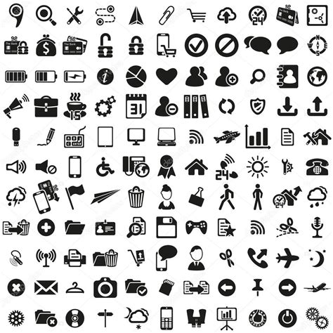 Universal Web Icons Set — Stock Vector © Strejman 22234509