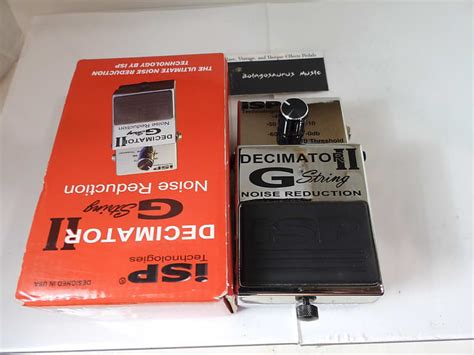 Used Isp G Strings 2 Ii Noise Decimator Suppressor Reduction Reverb