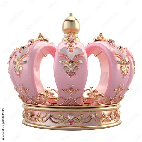 Pink Princess Crown Clipart Stock Illustration Adobe Stock