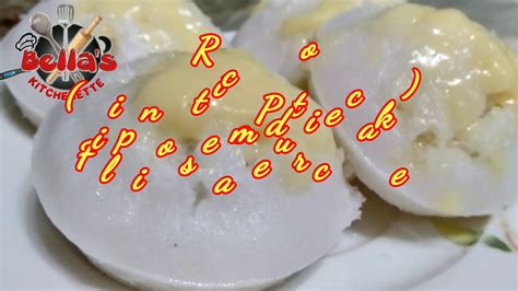 Rice Putofilipino Steamed Rice Cake Youtube
