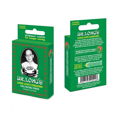 Dr Longs Long Love Condoms 3s Pack Cocare Cocare Pty Ltd