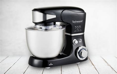 Techwood Tro 1056 Planetary Food Processor Mixer Bowl Black