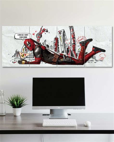 Deadpool A3 Split Poster Dope Street