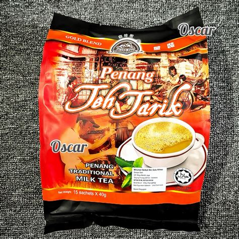 Penang Teh Tarik Contents 15 Sachets Malaysia Milk Tea Traditional