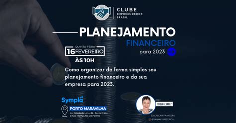 Planejamento Financeiro Como Se Preparar Para 2023 Em Rio De Janeiro Sympla
