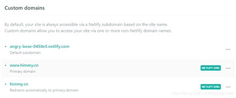 Netlify搭建个人博客设置域名netklify Csdn博客