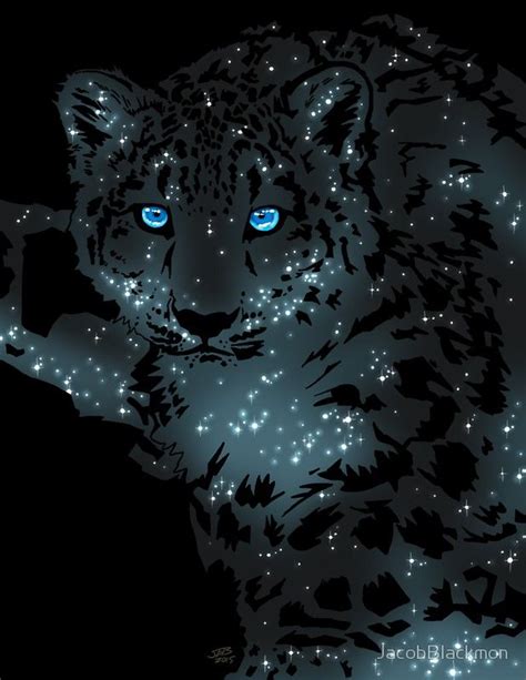Star Snow Leopard Sticker By Jacobblackmon