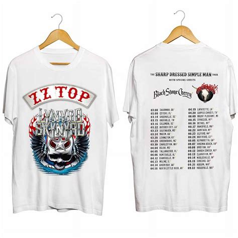 Lynyrd Skynyrd Zz Top Tour 2024 Shirt Zz Top World Tour 2024 Shirt
