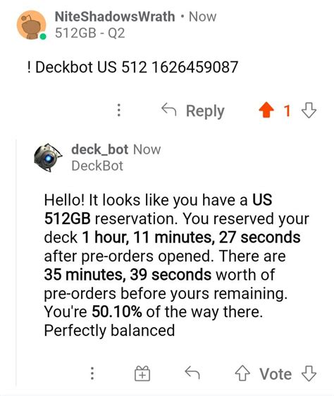Deck Bot Is So Polite It Is So Nice Of It To Notice That My Reservation Time Is Perfectly