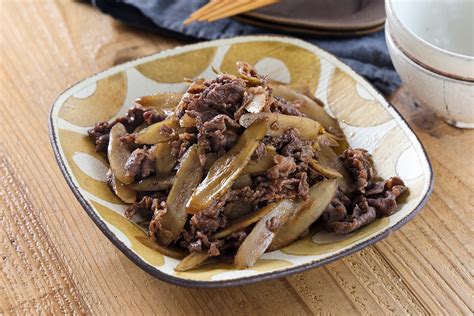 牛肉とごぼうのしぐれ煮 フライパンレシピ レシピ サーモス