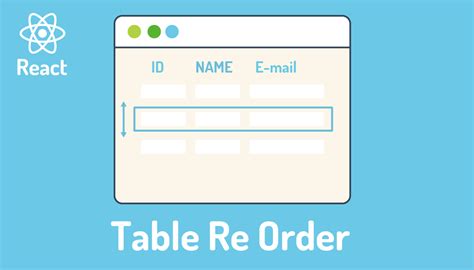 【dnd Kitの基本的な使い方】reactで簡単にテーブル行の並び替え アールエフェクト