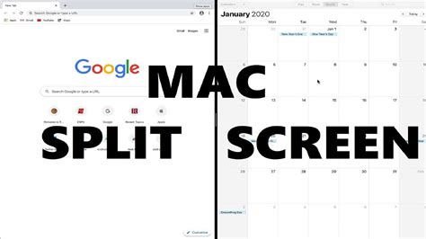 how to split screen on macbook youtube