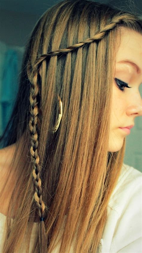 10 Best Waterfall Braids Hairstyle Ideas For Long Hair Pop Haircuts