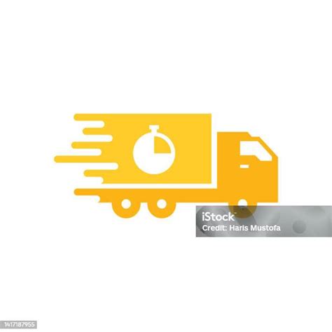 트럭 스톱워치 로고 디자인 템플릿 벡터 일러스트 레이 션 0명에 대한 스톡 벡터 아트 및 기타 이미지 0명 날씬한 디자인 Istock