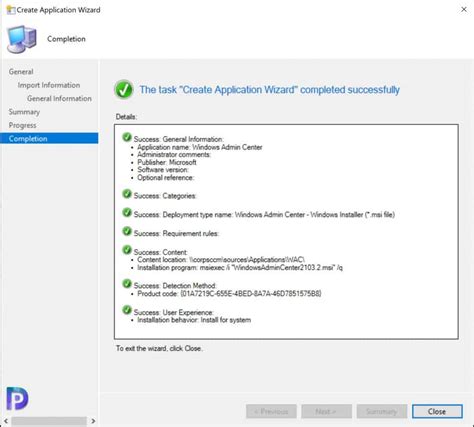 deploy windows admin center using sccm configmgr