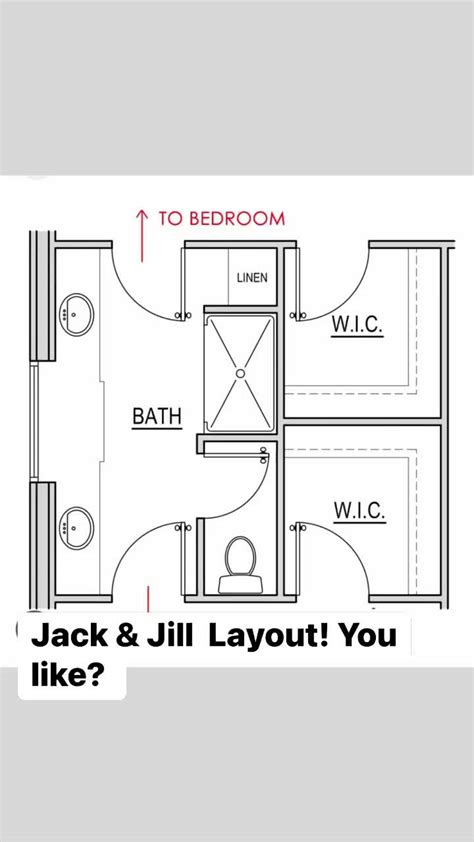 Jack And Jill Bathroom Configuration Fantastic Jack And Jill Bathroom