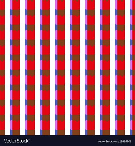 Picnic Table Seamless Fabric Pattern Set Vector Image