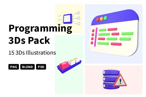 Premium Programming 3d Illustration Pack From Design And Development 3d Illustrations
