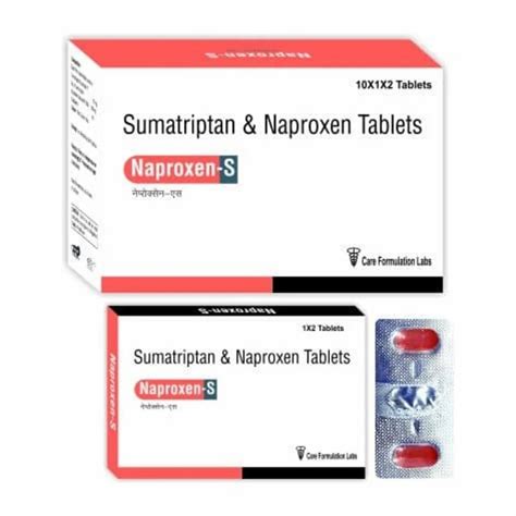 Sumatriptan Naproxen Tablets At Best Price In Surat By Iris International Id 2848985194797
