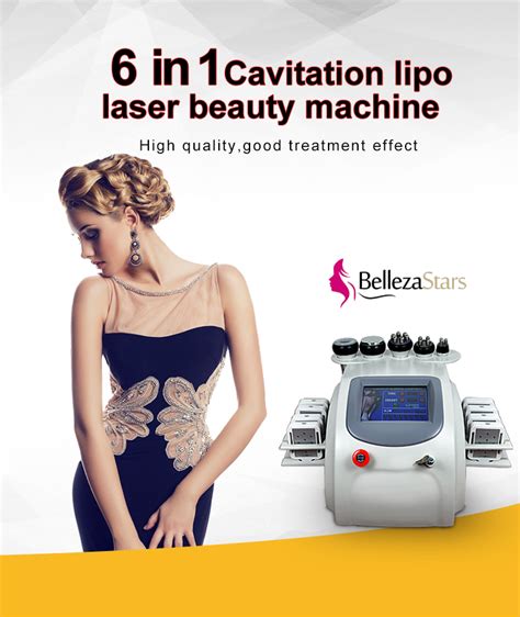 Portable Lipo Laser Cavitation Multipolar RF Vacuum Slimming Machine