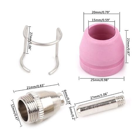 Plasma Cutter Consumable Kits Nozzle Tips Electrod Vicedeal