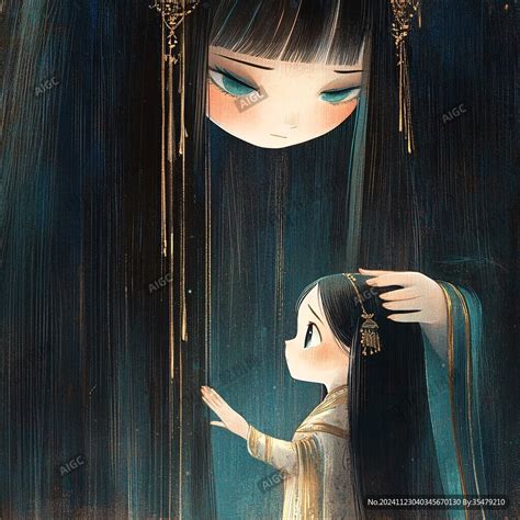 Ai创作图丝娃娃插画 文艺梦境小女孩手绘 指路人古风儿插 孤独的灵魂插画 梦幻儿插插画 孤单的小女孩插画 原创传说插画 心理儿插 Q版古风女孩插画 两小无猜插画 古风儿插 卡通古风女孩 百部