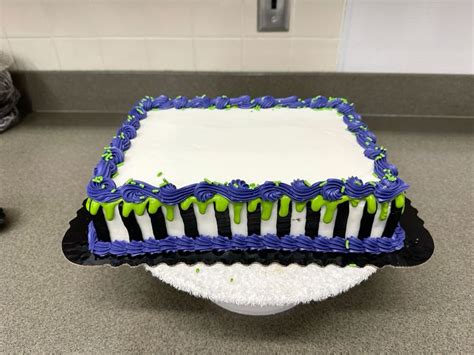 A Cake Inspired By The Movie Beetlejuice Made All With Buttercream No