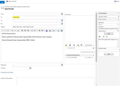 Xrm Formula 110 Send Weekly Reminder To Update Open Opportunities · North52 Support