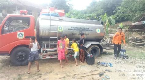 Intensitas Hujan Menurun Sejumlah Desa Di Jasinga Bogor Kekeringan