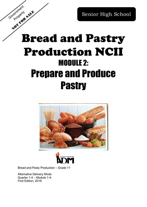 Bread And Pastry Production Nc Ii Module At Samuel Woolley Blog