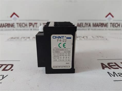 Chint F4 22 Auxiliary Contact Block Aeliya Marine