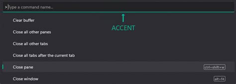 Command Palette Key Bindings Are Unreadable In Dark Theme With Light