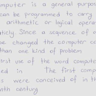 Handwriting Test Dataset For OCR Operation Download Scientific Diagram