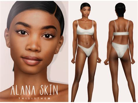 The Sims Resource Patreon Alana Skin
