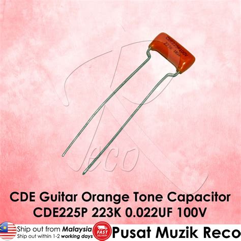 Cde Sprague 223k 0022uf 100v Guitar Orange Drop Capacitor Tone Caps