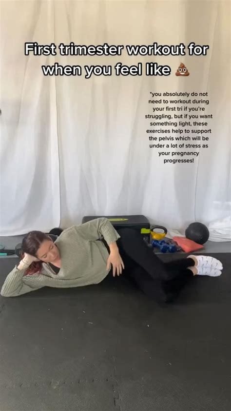 First Trimester Workout For When You Dont Feel Your Best Save This