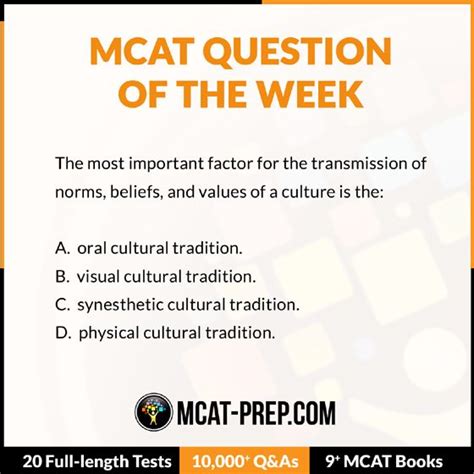 Mcat Sociology Practice Question Of The Week