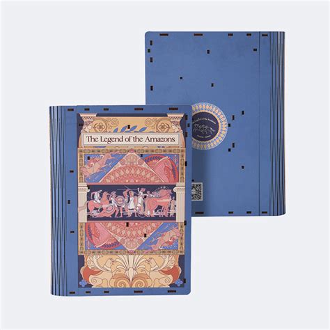 The Legend Of The Amazons Wooden Book Nook Fifijoy