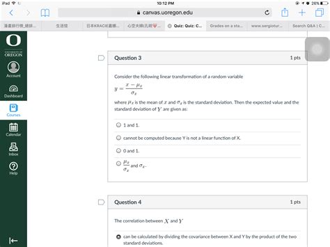 Solved Consider The Following Linear Transformation Of A