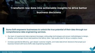 Data Engineering Services Provided By Suma Soft PPT