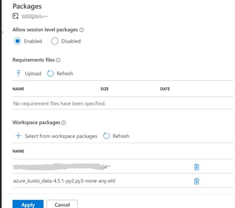 Installing Wheel Packages On Spark Pool Synapse Dep Enabled