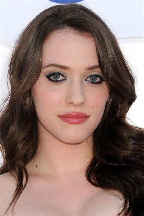 Kat Dennings Before And After Brunette Woman Kat Dennings