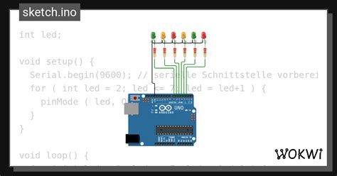 For Schleife Wokwi ESP32 STM32 Arduino Simulator