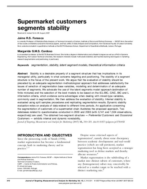 Customer Segmentation Techniques From Theory To Practice By Dr